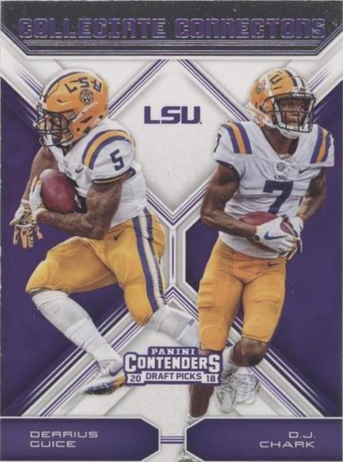 2018 Panini Contenders Draft Picks - Collegiate Connections DJ Chark ...