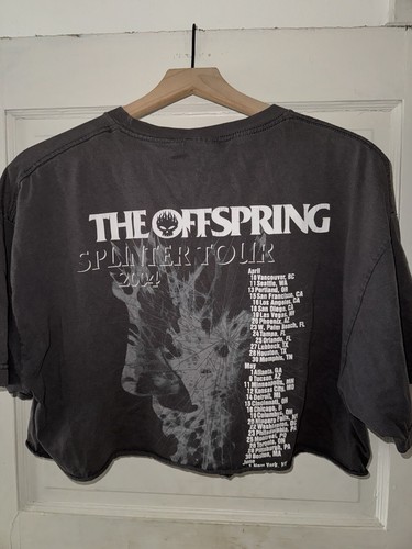 Vintage 2004 The Offspring Tee Splinter Tour T-Shirt XL CUT READ ...