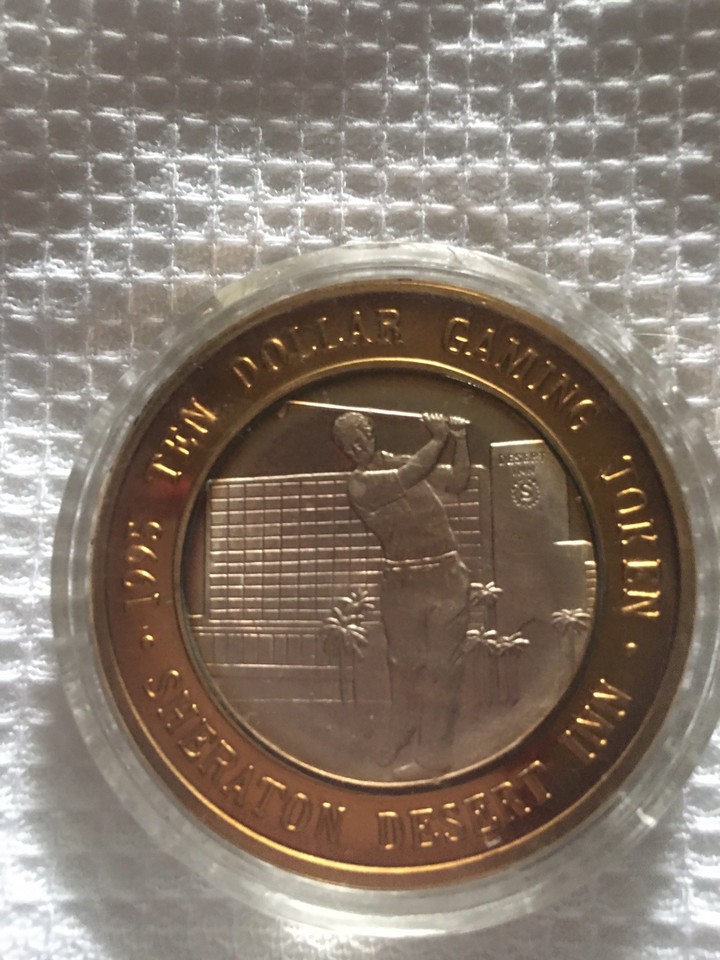 SHERATON, DESERT INN $10 TEN DOLLAR GAMING TOKEN .999 FINE SILVER COIN ...
