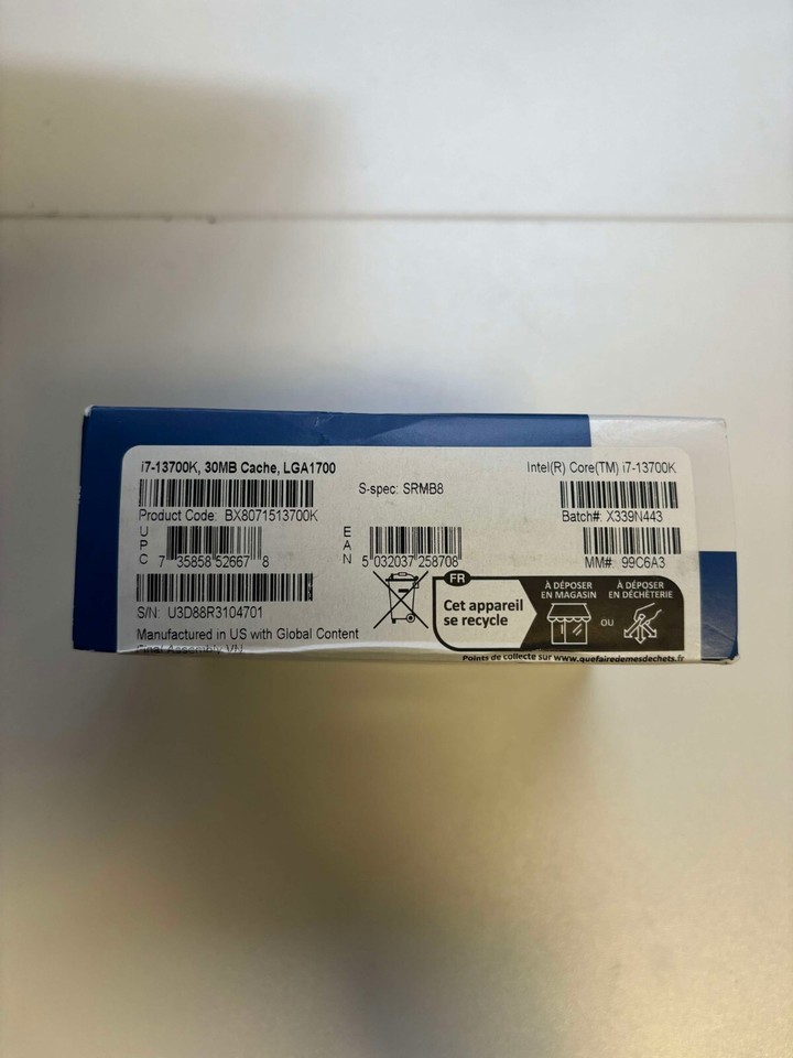 Intel Core i7-13700K Processor (5.4 GHz, 16 Cores, LGA 1700) Box ...