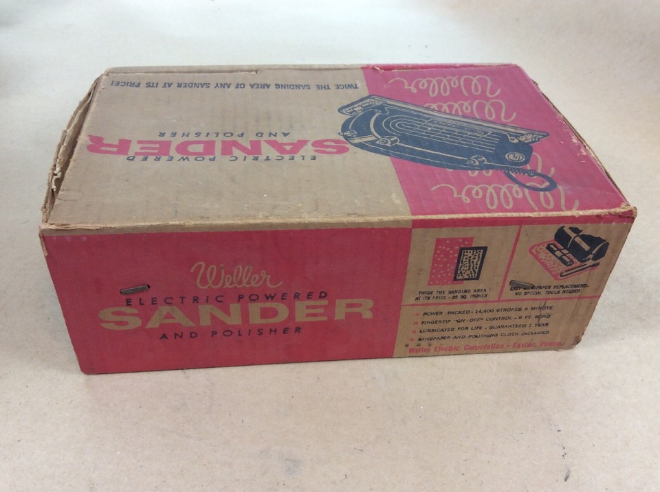 Vintage 1950’s Weller Electric Sander Polisher No. 700 With Box ...