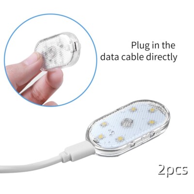 2pcs USB rechargeable touch reading lights Finger Touch Sensor Reading ...