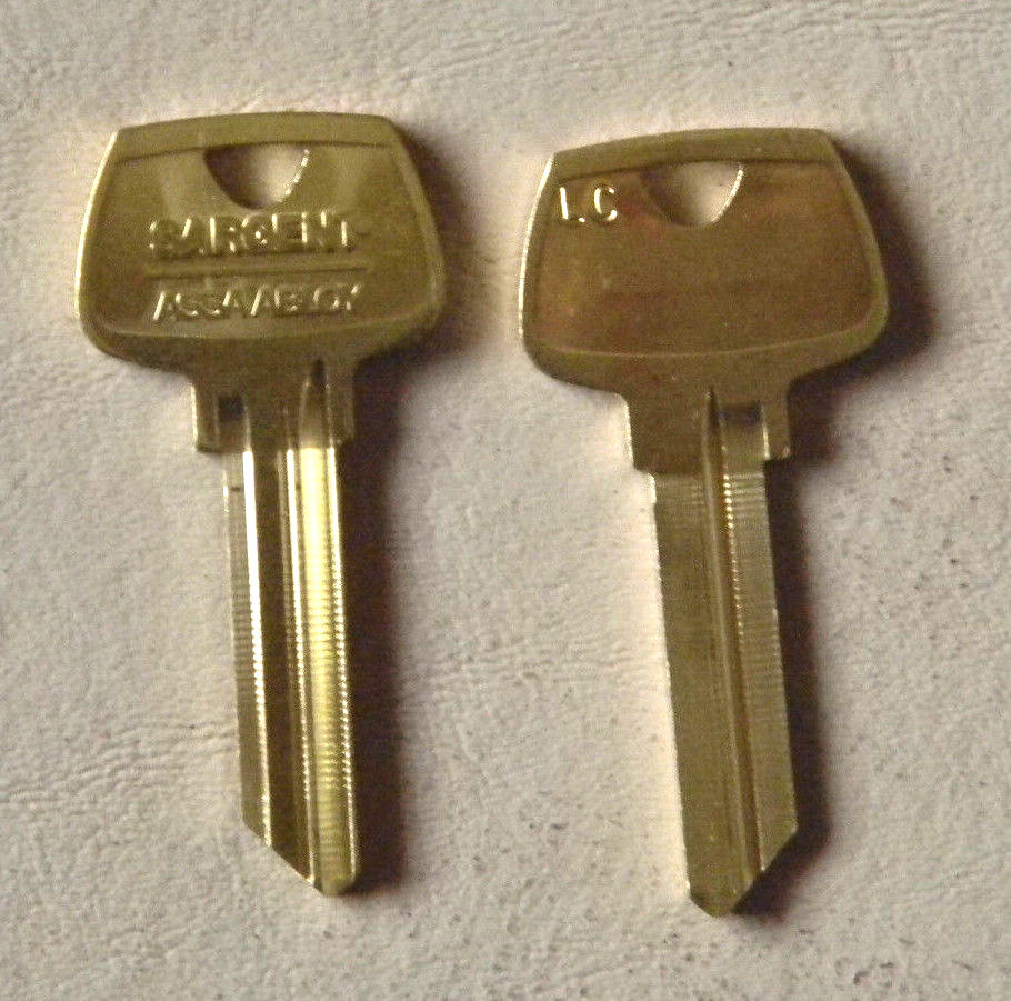 Pair Of Sargent LC Key Blanks- 6 pin | eBay