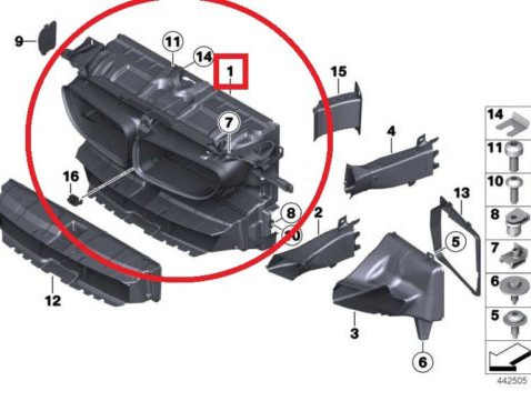 NEW BMW 6 F12 M6 FRONT RADIATOR SLAM PANEL SUPPORT 51748050540 OEM NO🇺🇸 ...