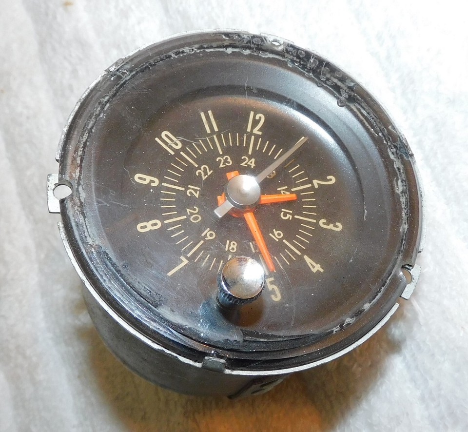 1965 1966 Mustang Fastback Coupe GT Convertible ORIG RALLY PAC CLOCK ...