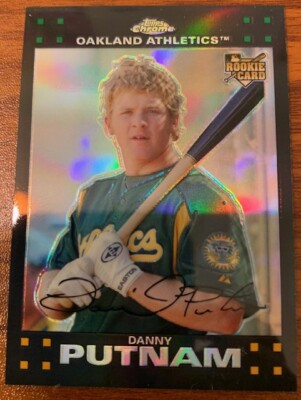 2007 Topps Updates/Highlights Chrome #54 Danny Putnam A's #66/415 Free ...