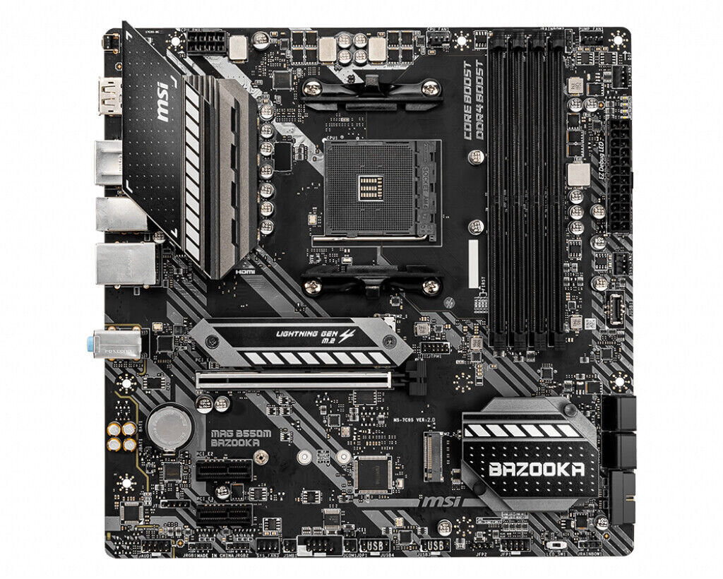 MSI MAG B550M BAZOOKA MD AM4 DDR4 M.2 Mainboard (7C94-005R) for sale ...