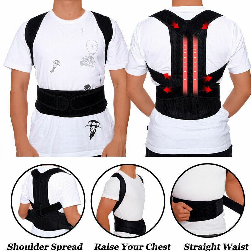 Hot Hunchback Correction Belt Adult Posture Belt Back Fixed Corrective ...