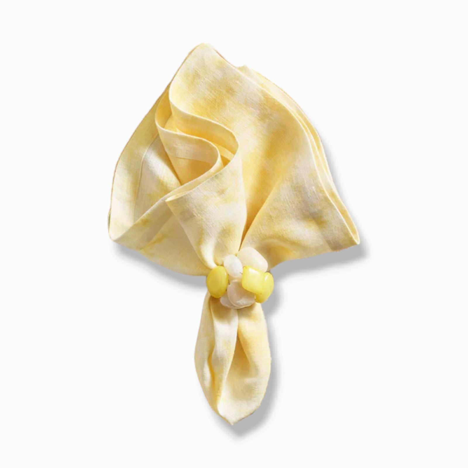 $45 Kim Seybert Yellow Cloud Napkin Butter Banquet Dinner Table Setting ...