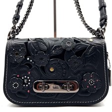 Coach Swagger Shoulder Bag 20 in Glovetanned Leather Tea Rose Tooling ...