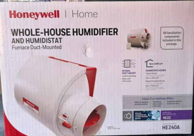Honeywell Home Whole-House Humidifier and Humidistat, Furnace Duct ...