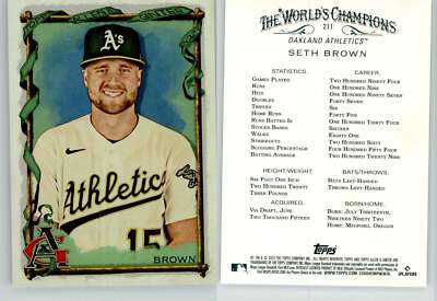 Seth Brown 2023 Topps Allen & Ginter Silver Portrait #211 Athletics | eBay