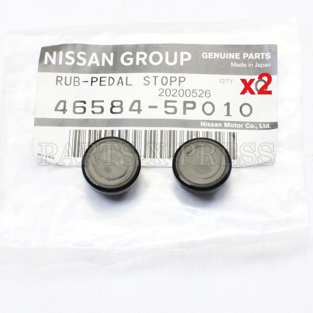 NEW OEM GENUINE NISSAN / INFINITI PEDAL BLACK RUBBER STOPPERS PAD 46584 ...