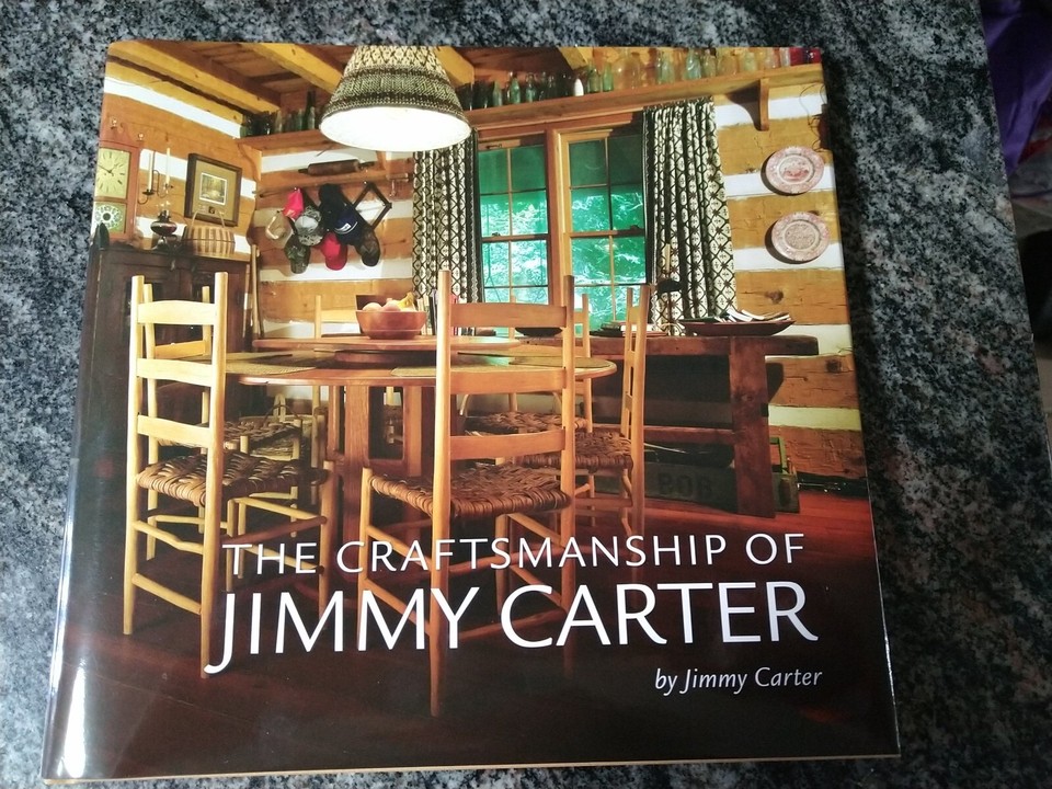 JIMMY CARTER SIGNED 2018 CRAFTSMANSHIP 1ST HBDJ PRESIDENT WOODWORKING ...