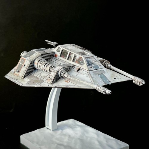 STAR WARS Snow Speeder SNOWSPEEDER All Painted BANDAI Model Kit | eBay