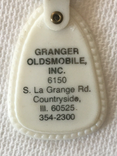 Granger Oldsmobile Inc Countryside IL Keychain, Vintage Illinois Key ...