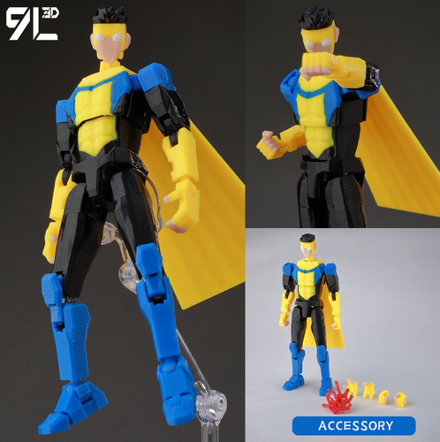 invincible action figure - Action Figure 3D Printed Anime Model Multi ...