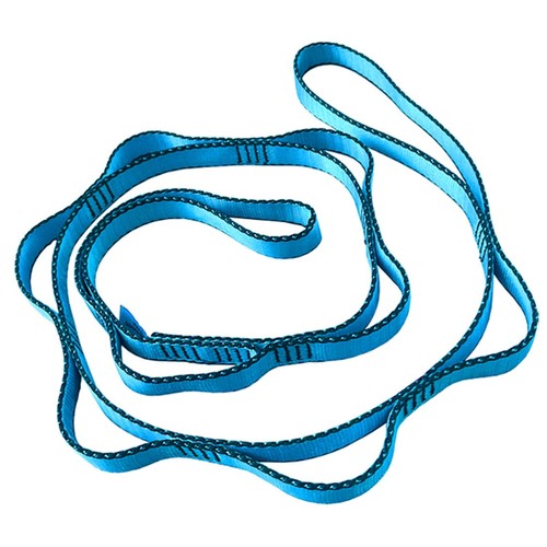 CAPARK 53 Inches Nylon Daisy Chains Rope Climbing Lanyard Straps Looped ...