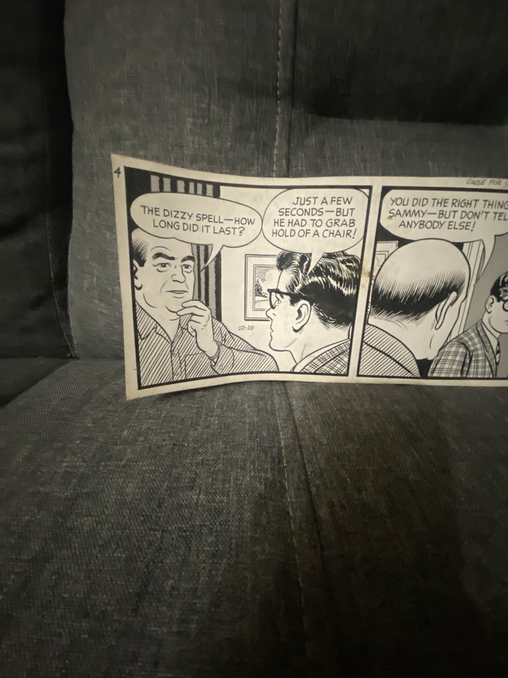 Mickey Finn by Lank Leonard Original Hand Drawn Comic Strip Art 1950s ...