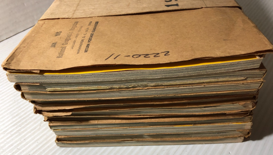 b National GEOGRAPHIC Magazine 1975 11 Issues Unopened Unread With Maps ...