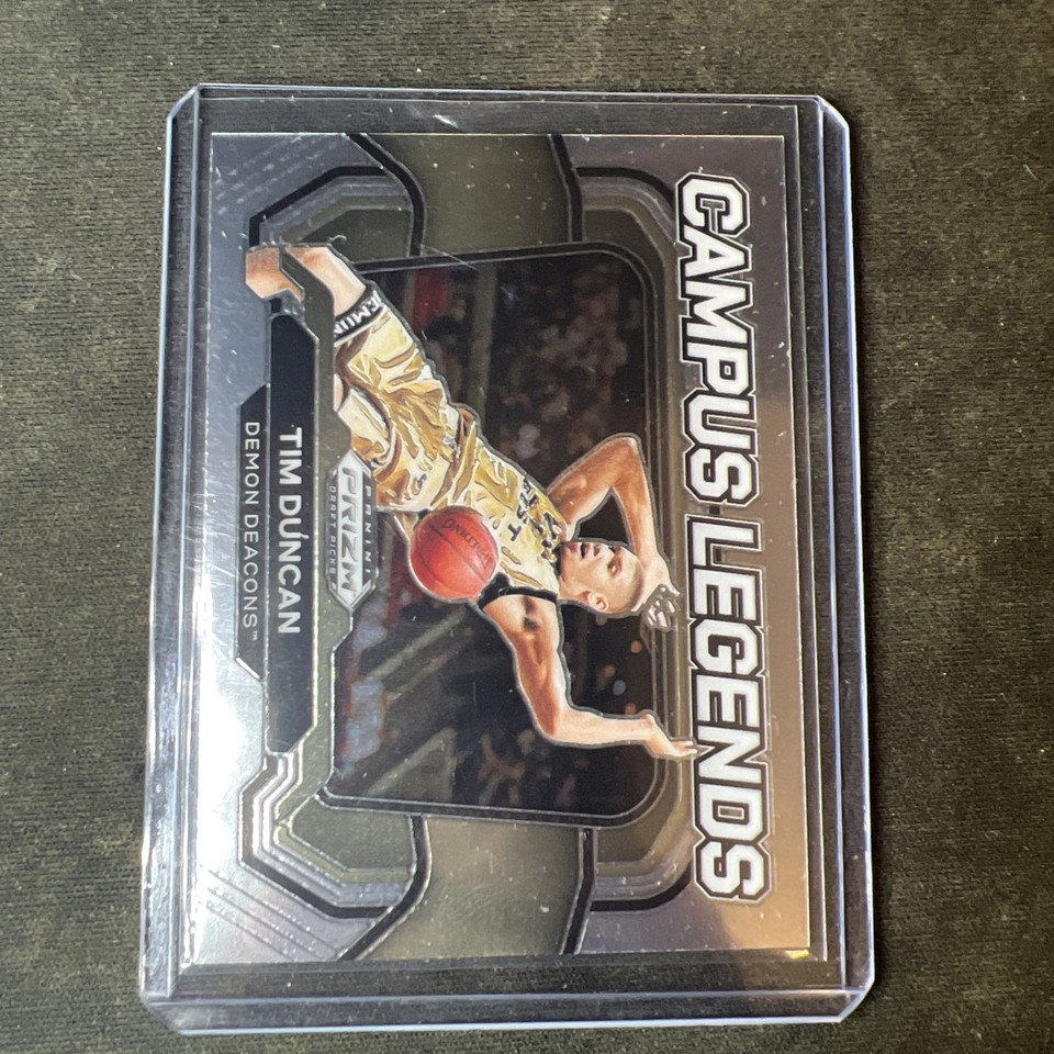 Tim Duncan 2024 Prizm Draft Picks Campus Legends Silver Prizm #1 | eBay