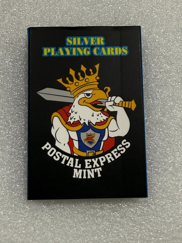 Postal Express Mint Queen Of Spades 1 Oz Silver Colored Bar Plus 1 Gram ...