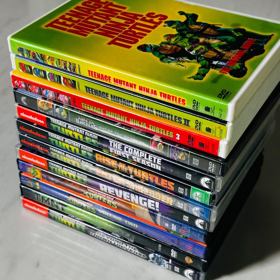 TMNT - DVD Lot of 12 Teenage Mutant Ninja Turtles Shadows Original ...