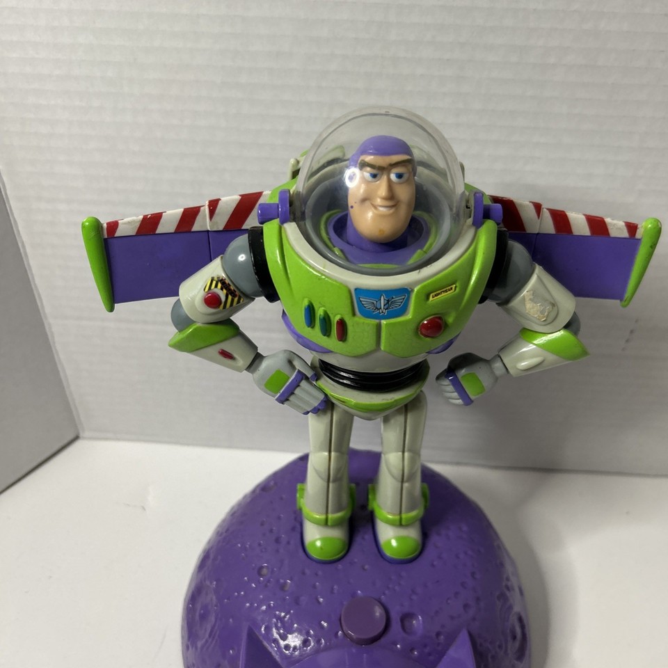 1995 Vintage Disney Buzz Lightyear Talking Phrase Bank Thinkway Tested ...