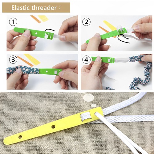 10Pcs Drawstring Threader Set Sewing Threading and TurningKit with Loop MM .w | eBay