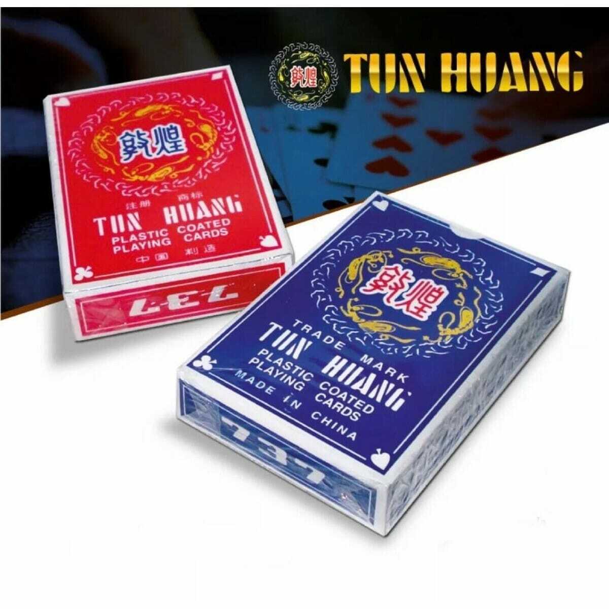 Poker Cards Pack Playing Card Pack Tun Huang Blue And Red Packs ...