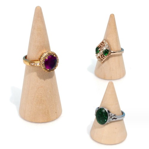 10Pcs Cones Shape Cone Rings Vertical Shaped Holder DIY Craft ...