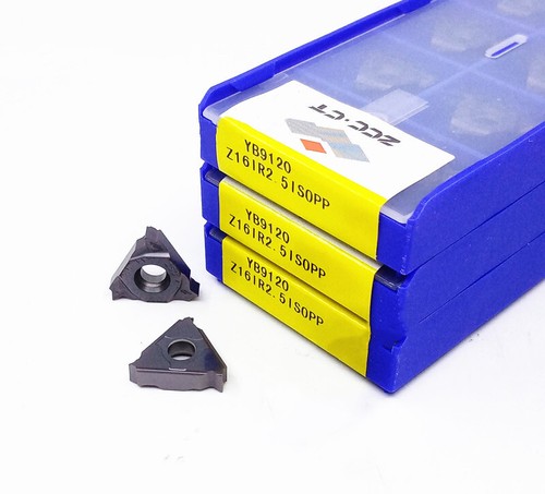 ZCC.CT Z16IR2.5ISOPP YB9120 CNC Threaded blade carbide inserts 10Pcs ...