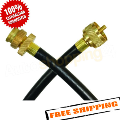 JR Products 07-30835 144" LP Gas Extension Hose (Female Thread to Male ...