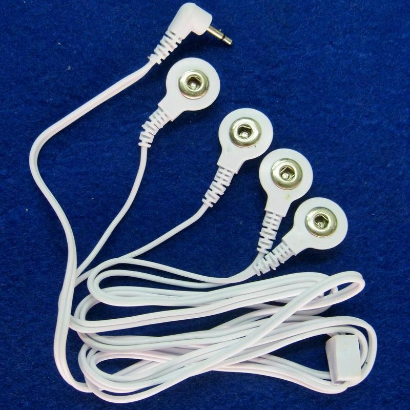 8 sets of 4-Way Snap Electrode Wire with 2.5mm Head | eBay