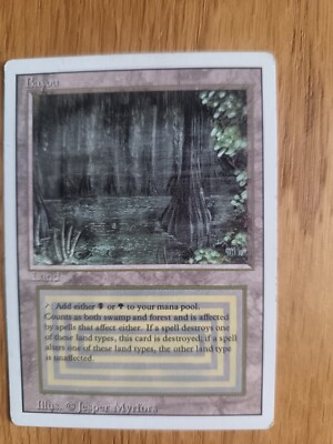 Bayou MTG Magic the Gathering VGC Dual Land Forest Swamp | eBay