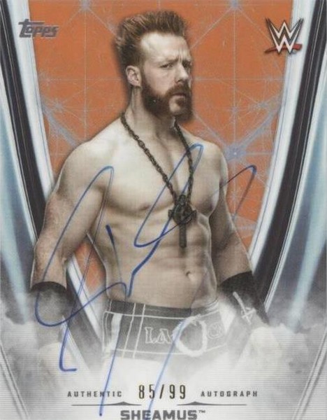 2020 Topps WWE Undisputed - Undisputed Autographs Orange #A-SM Sheamus ...
