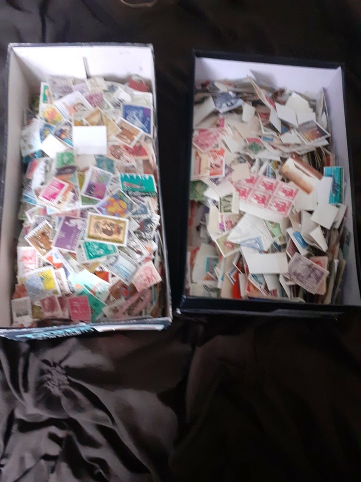 5000+ WORLD OFF PAPER COLLECTION / MIXTURE STAMPS JOB LOT (KILOWARE) | eBay