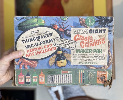 Mattel Giant Creepy Crawlers Maker-Pak 1960s + Extras 13 Total ...