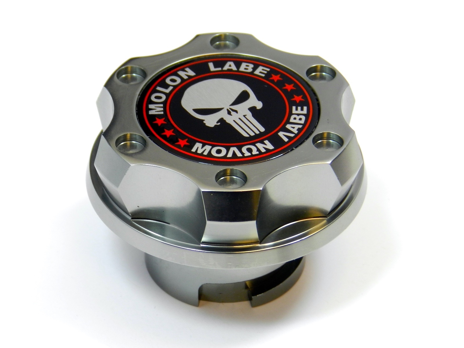 MOLON LABE SKULL CNC BILLET ENGINE OIL CAP FOR CHEVY LS1 LS2 LS3 LS6 ...