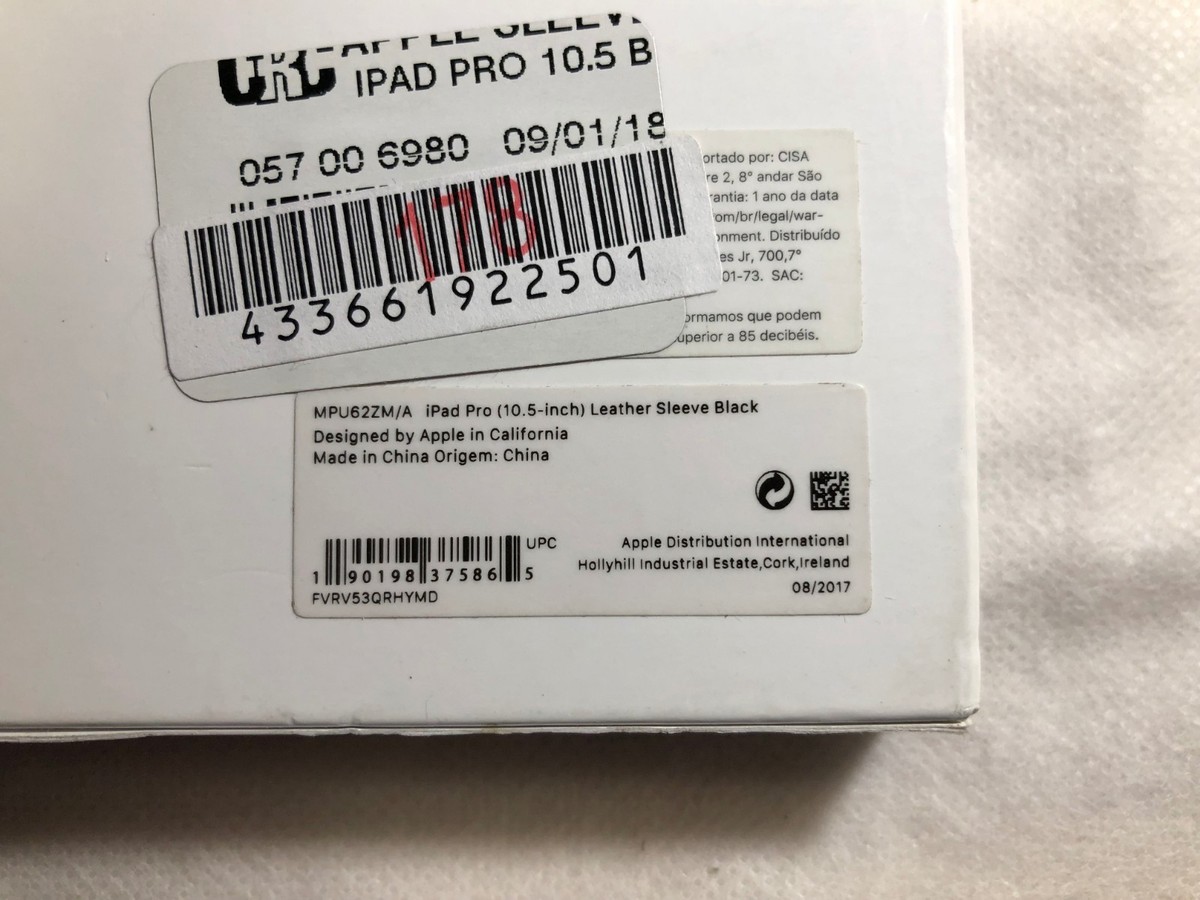 Ipad 2 Box Label