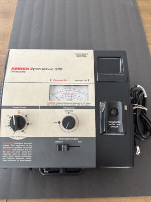 AMREX SynchroSonic U/50 Ultrasound Low Volt Muscle Stimulator Tested ...