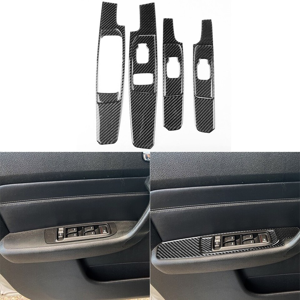 48PCS Carbon Fiber Kits Full Interior Trim Sticker For Hummer H3 06-10 ...