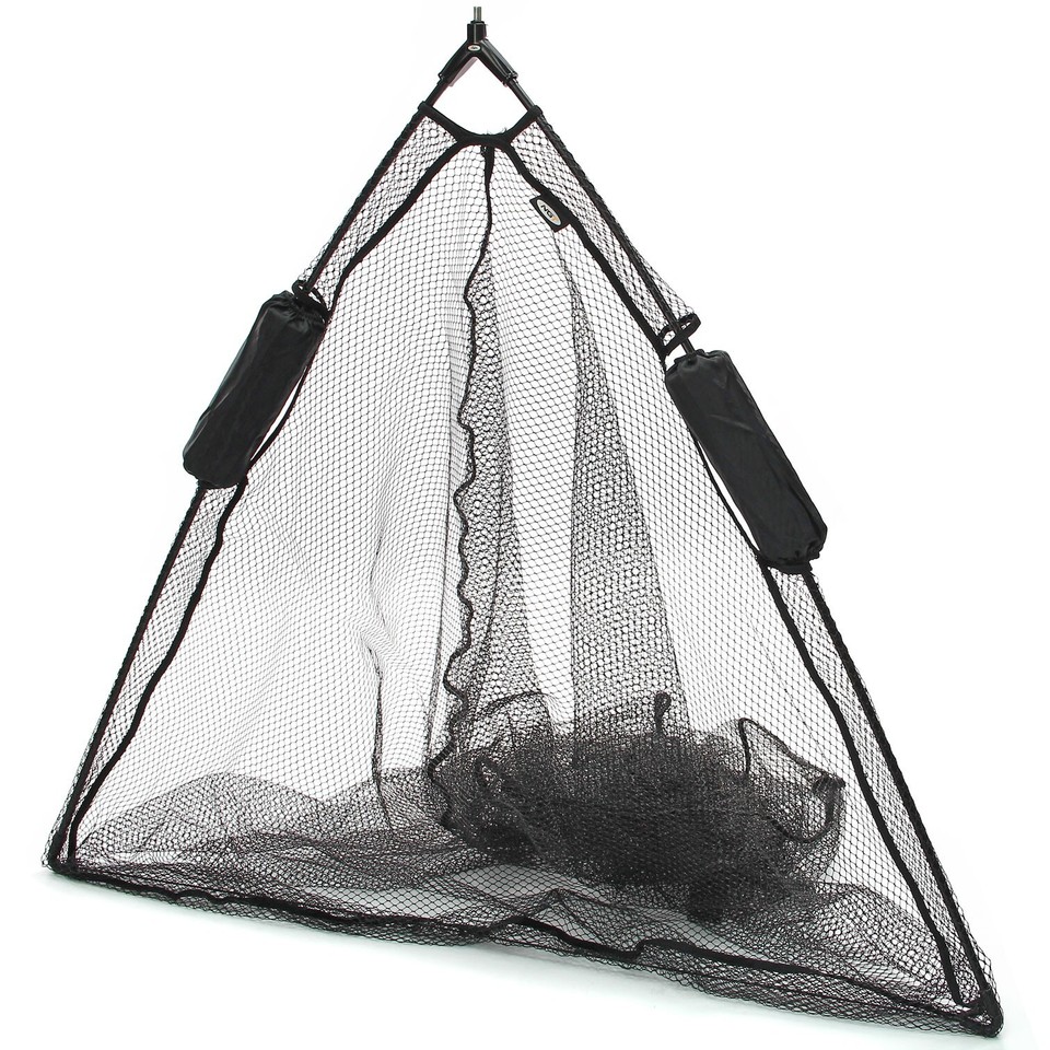 42" Inch Rubber Carp Pike Fishing Landing Net dual 2 Floats NGT ...
