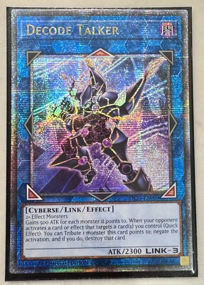 Decode Talker Limited Edition Quarter Century Secret Rare TN23-EN009 | eBay