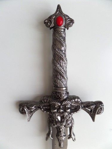 Vintage Demon Snake Head Handle Pakistan Double edge 40 inch Sword | eBay