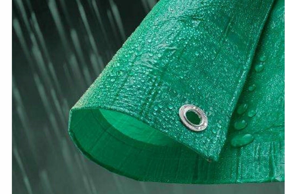 Green TARPAULIN Small-Large Waterproof Sheet Cover Ground Trailer 6 ...
