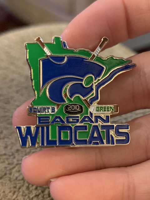 2010 Eagan Wildcats Baseball Silver Tone Enamel Lapel Pin (GW5) | eBay