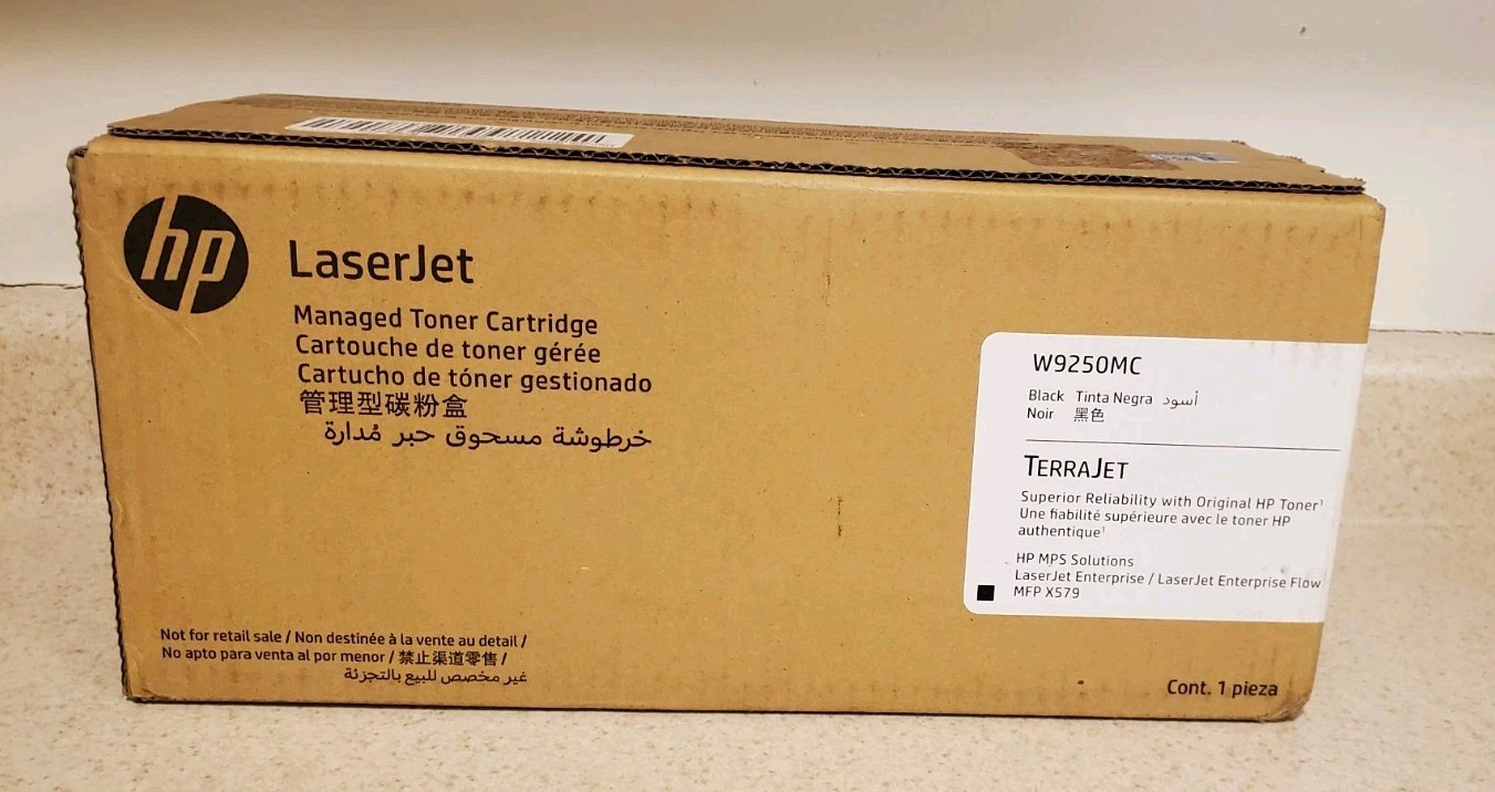 Genuine HP W9250MC Black Toner Cartridge UNOPENED for sale online | eBay
