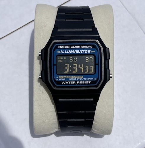 Casio F105-W Modded Digital Watch Negative Display | eBay