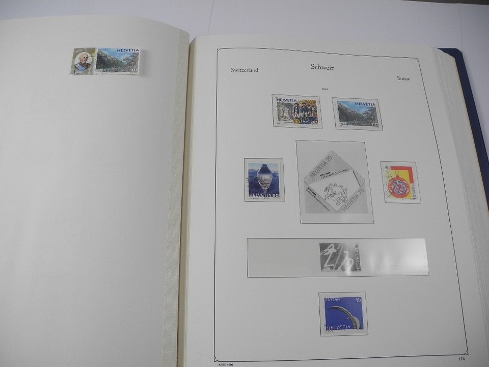 SWITZERLAND, assortment of Stamps in a KABE Hingeless album(1997-2005 ...